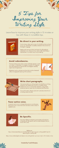 Your Writing Style: 5 Tips To Improve It (Infographic)